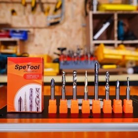 SpeTool CNC Router Bit Sets - Comprehensive Tools for Precision Machining