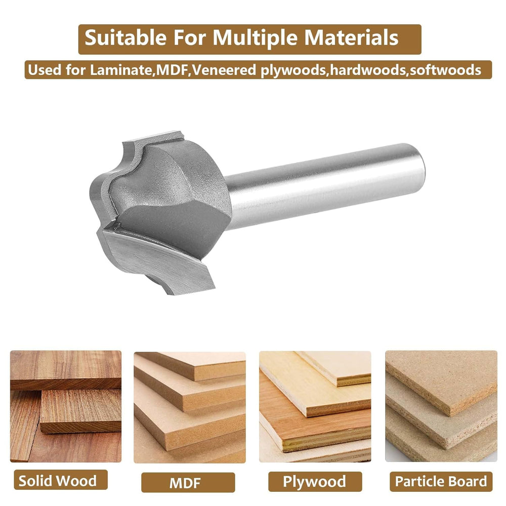 SpeTool Juice Groove Router Bits 1/8" Radius 1/4" Shank