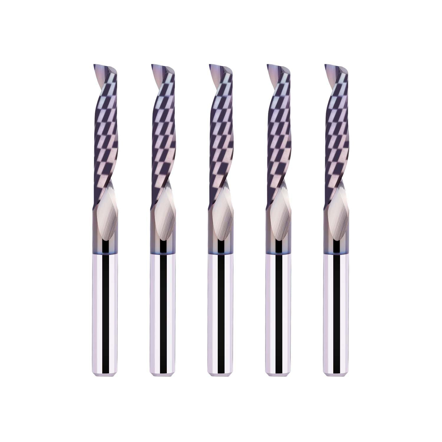 SpeTool 1/8 Dia SPE-X Carbide Spiral O Flute UpCut Router Bit