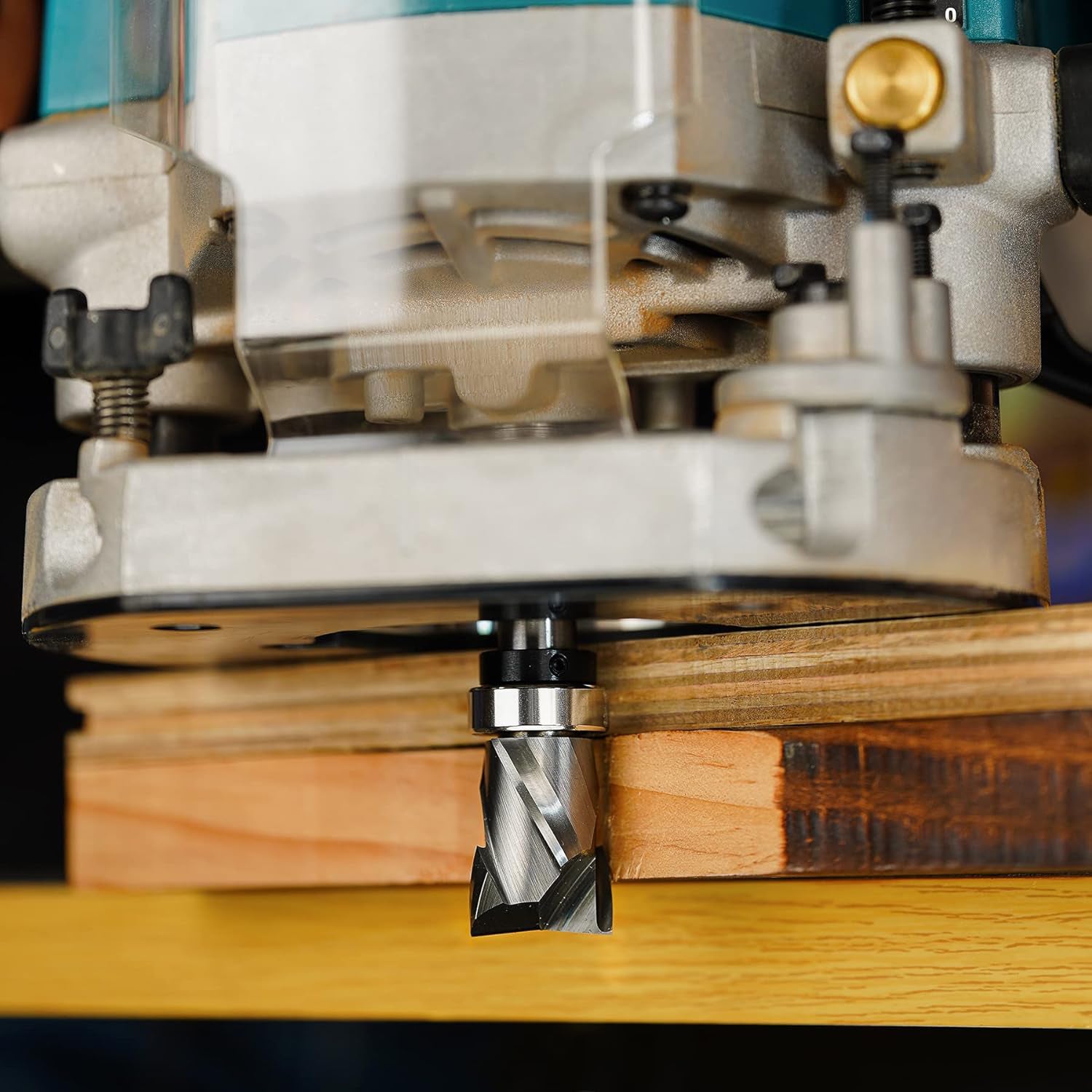 SpeTool 3/4 Dia 1/2 SHK Flush Trim Compression Top Bearing Router Bit SpeTool 3/4 Dia 1/2 SHK Flush Trim Compression Top Bearing Router Bit