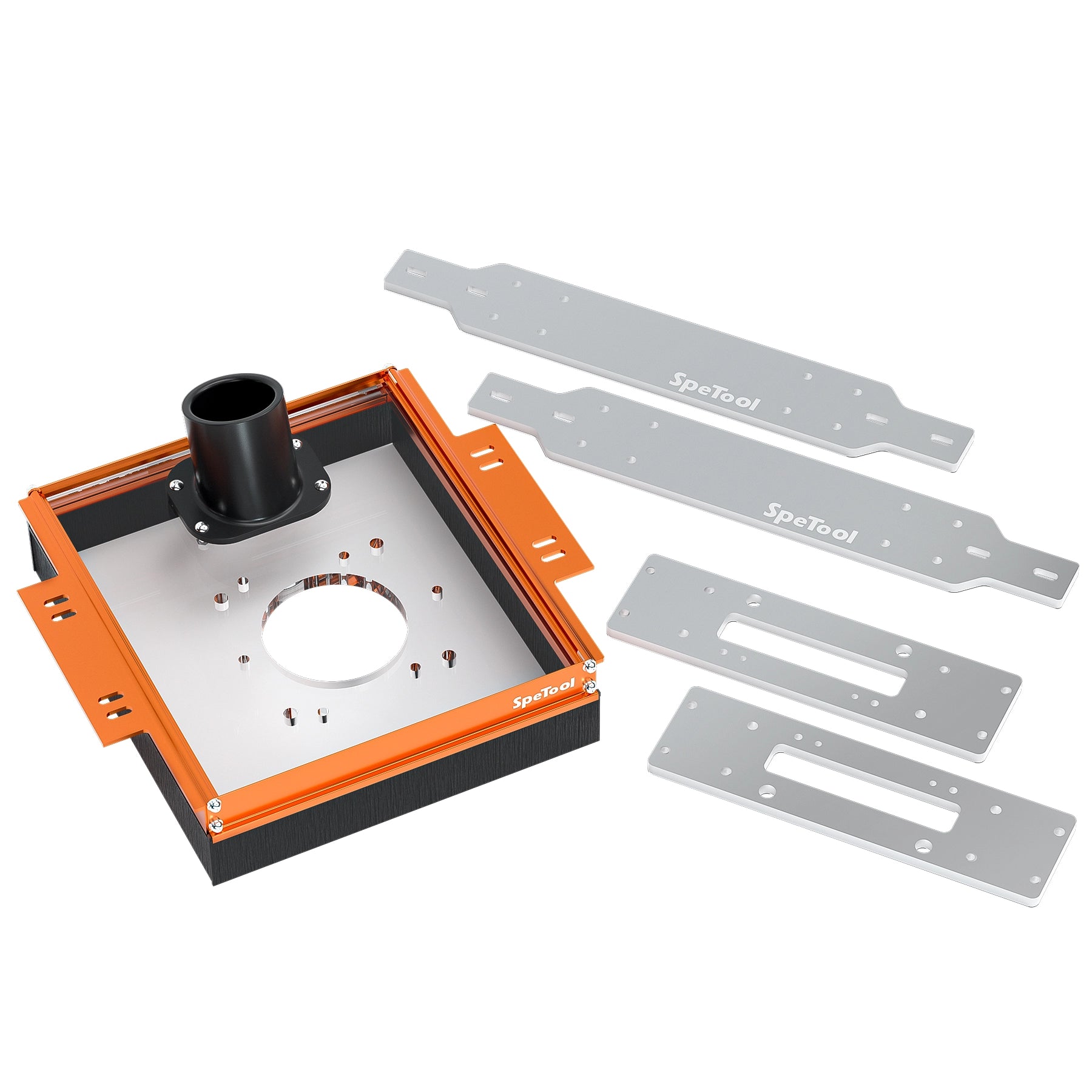 SpeTool Router Sled Dust Collection System for SBR20UU SCS20UU Rails