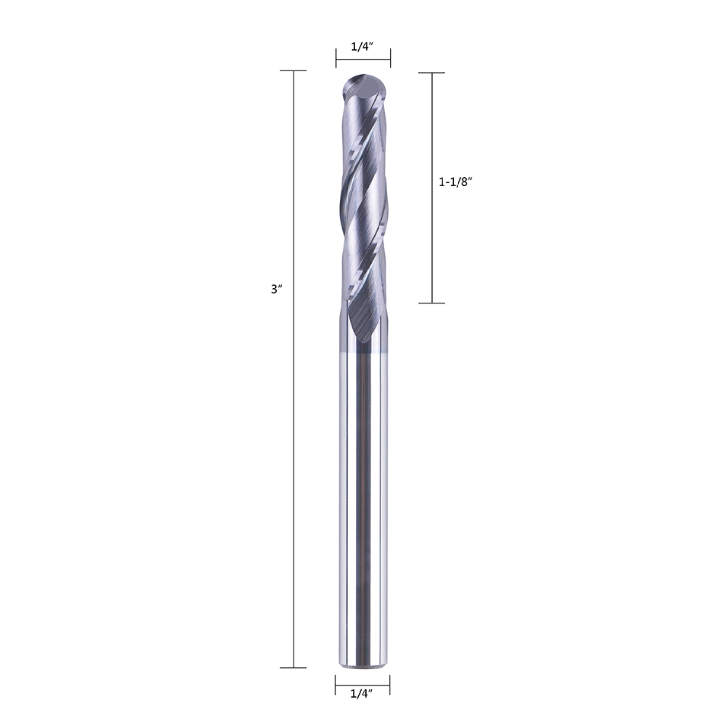 SpeTool 2 Flute 1/4 Dia 3 SpeTool 2 Flute 1/4 Dia 3