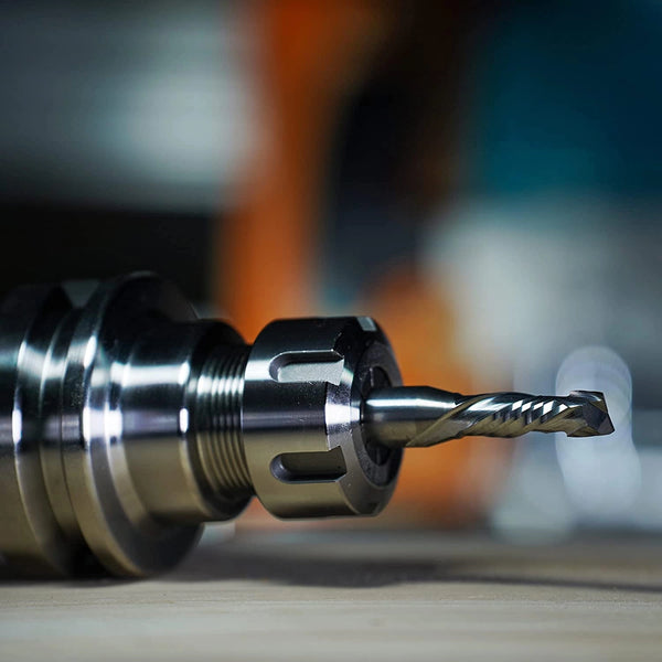 SpeTool 3/8 Dia Compression Router Bit 1/2 Shank Up&Down Cut End Mill