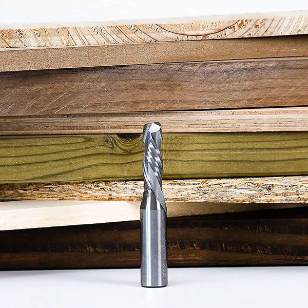 SpeTool 3/8 Dia Compression Router Bit 1/2 Shank Up&Down Cut End Mill