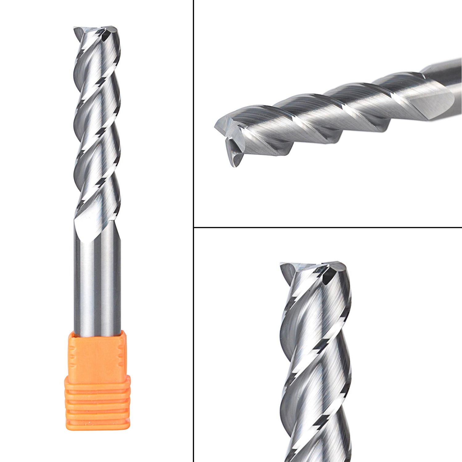 SpeTool 3 Flute1/2 Dia 4 Inch Long Carbide End Mill for Aluminum Cut SpeTool 3 Flute1/2 Dia 4 Inch Long Carbide End Mill for Aluminum Cut