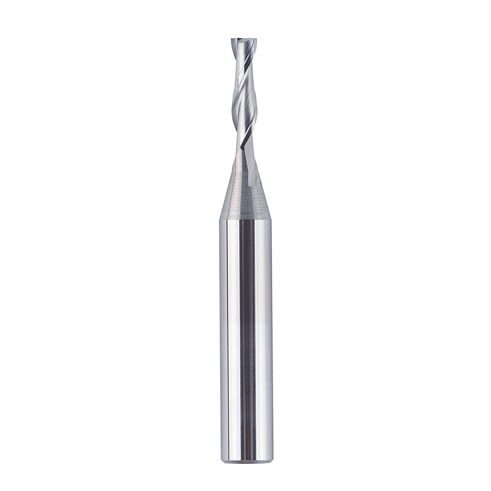 SpeTool CNC 1/8 Dia Spiral Up Cut Carbide Router Bit 1/4 Shank For Wood